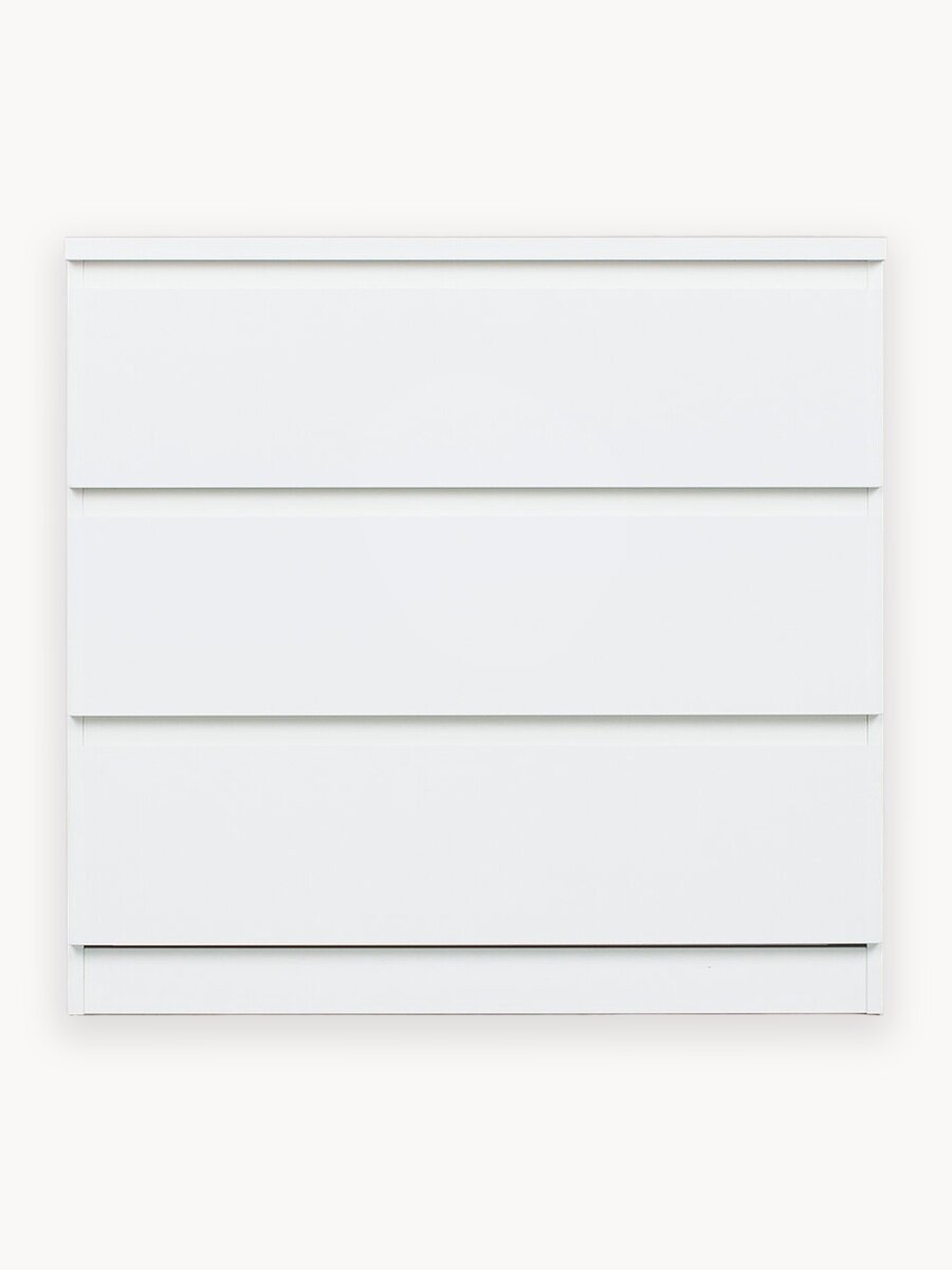 Комод для одежды белый с ящиками, 80х48х76 см, ЛДСП, Гуд Лакк, Мальта