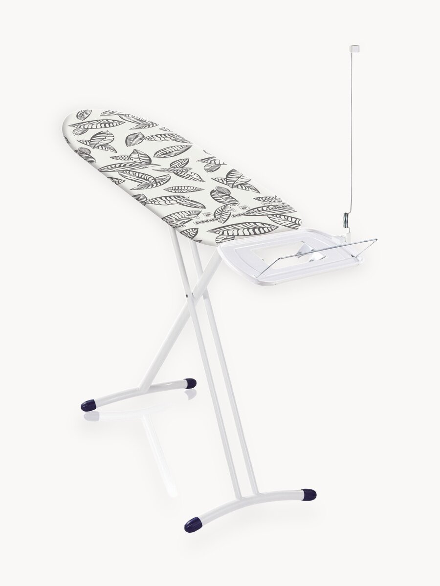 Гладильная доска AirSteam Premium Leifheit M, складная, с подставкой для парогенератора и утюга
