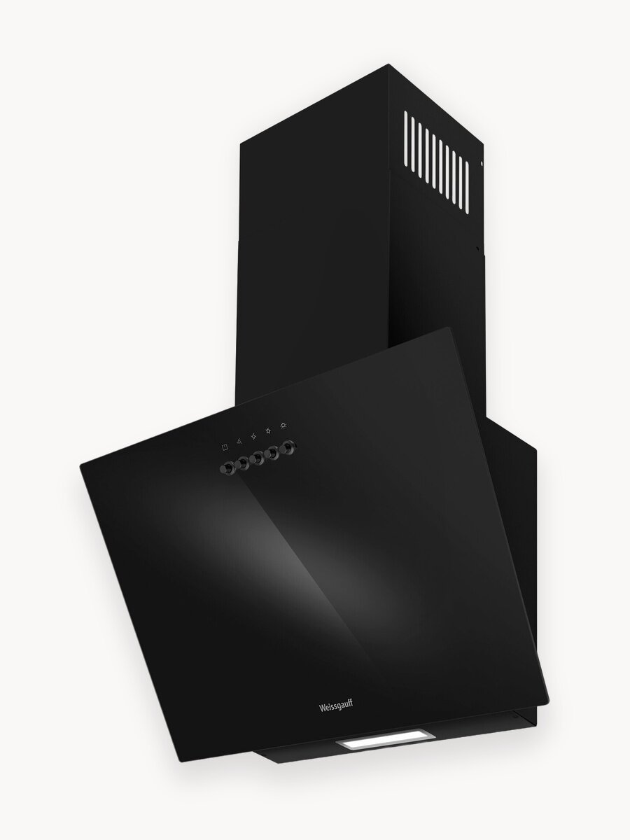 Купольная вытяжка Weissgauff Sigma 50 PB BL, Алюминиевый жировой фильтр, Низкий уровень шума