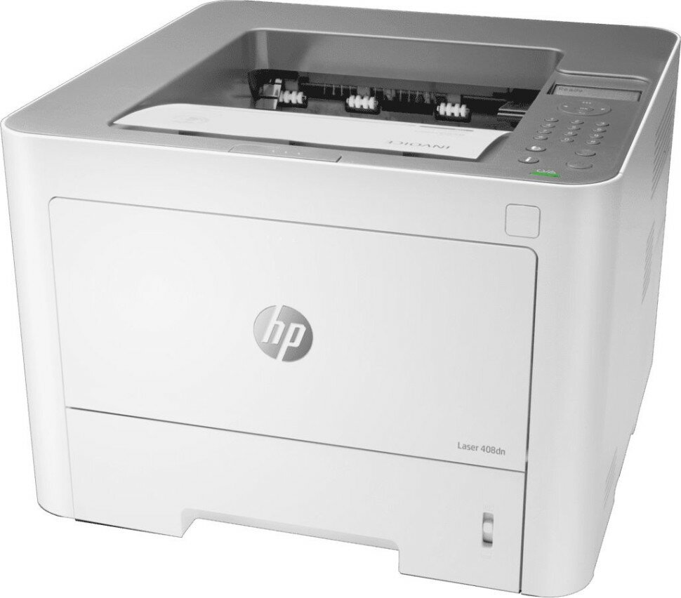 Принтер лазерный HP LaserJet Enterprise 408dn (7UQ75A) A4 Duplex Net белый — фото 1