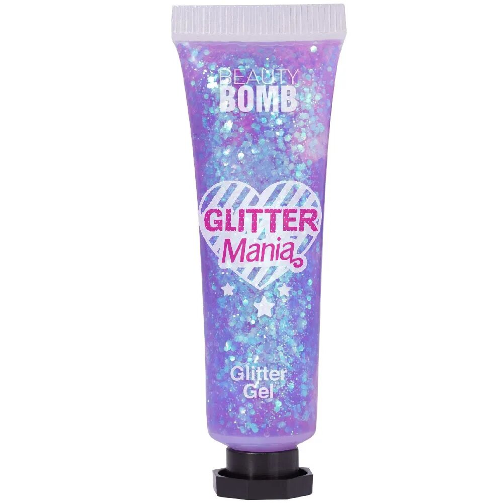 Глиттер гель для лица Beauty Bomb Glitter Mania, тон 04 Tomorrowland, 15мл