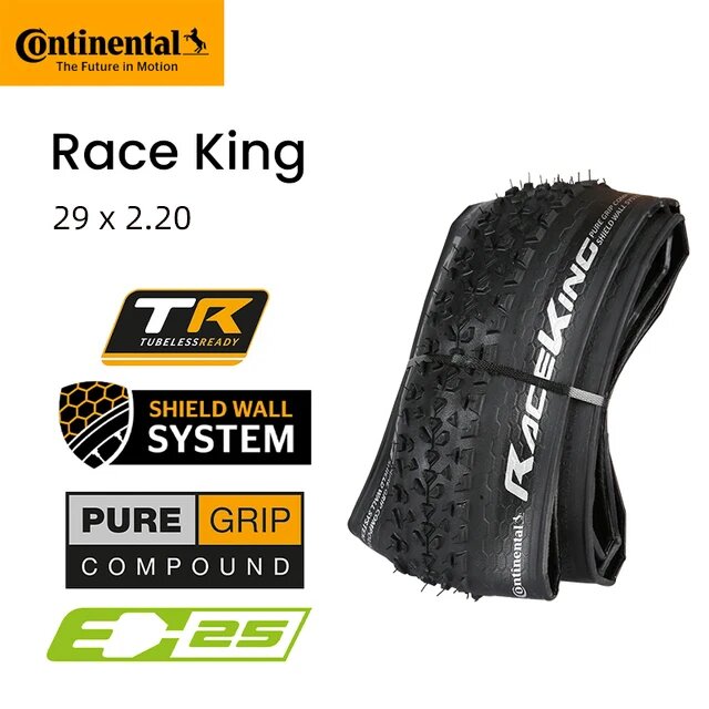 Continental Race King MTB шина 26 27,5 29 Черный, 1pce 29 x 2.2 white