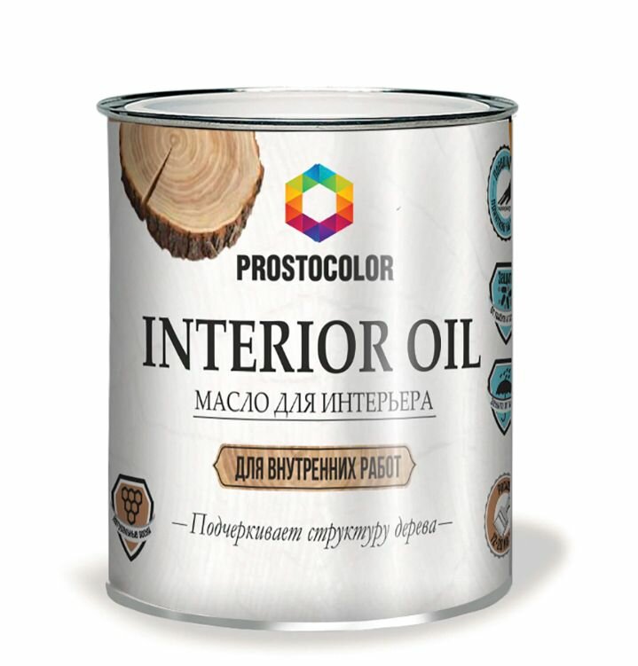 Масло для интерьера Interior PROSTOCOLOR Oil 0,75 л дуб