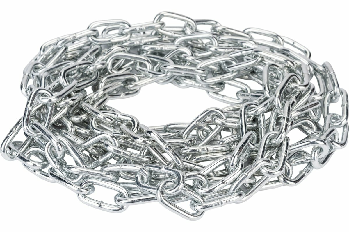 Tech-Krep Короткозвенная цепь DIN 766 Ø4 мм, упаковка 3 м, 127866 для сборки