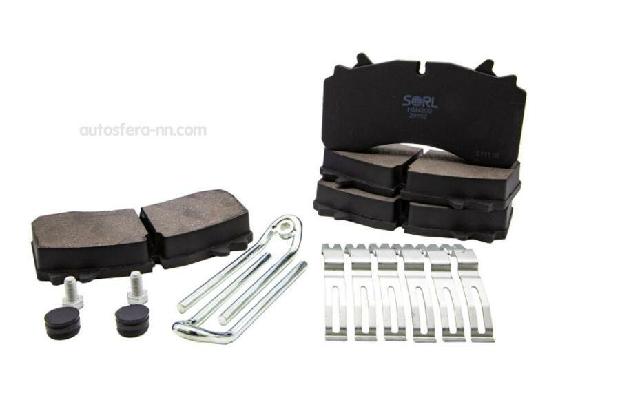 SORL HM4809AK010 колодки дисковые !(WVA 29336 ) с р/к \WABCO PAN22