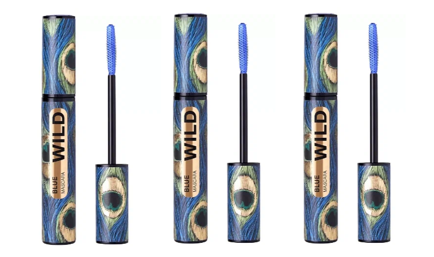 Тушь для ресниц Stellary Mascara Wild Blue, синяя, яркий устойчивый синий пигмент, увеличивает объем ресниц, 12 мл 3шт