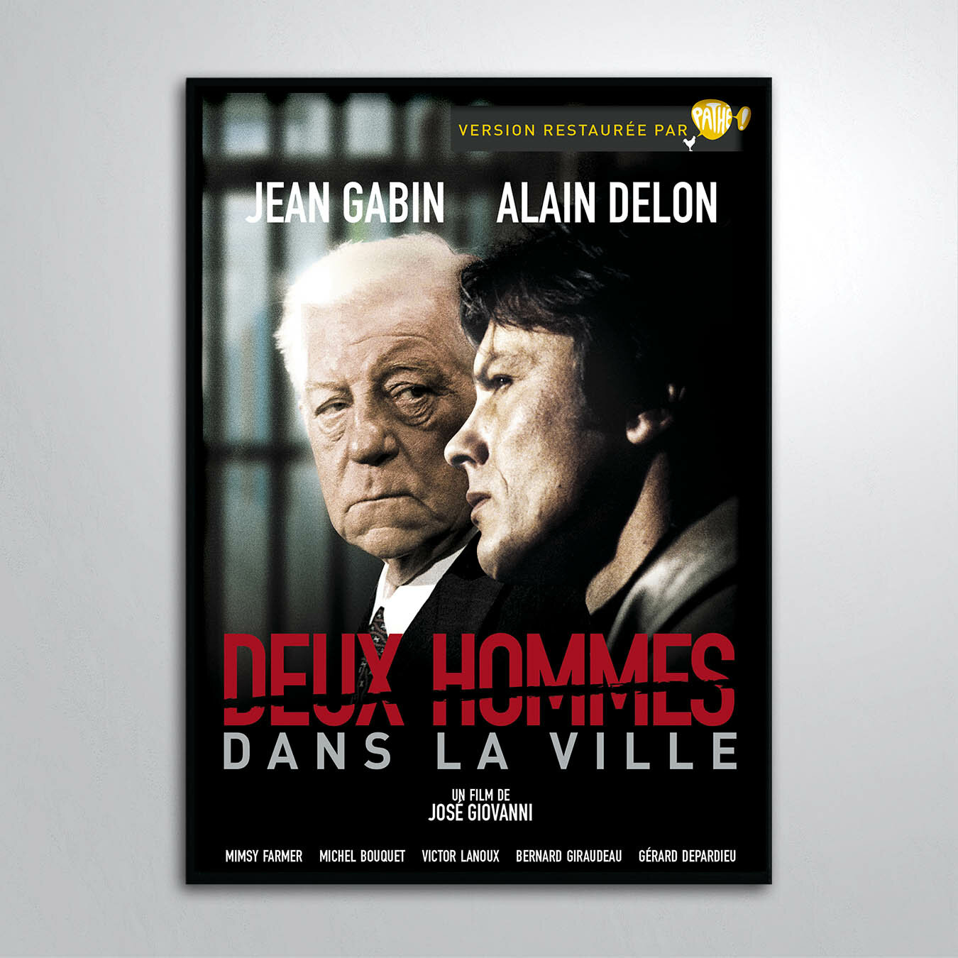 Постер в раме/Двое в городе Жан Габен Ален Делон