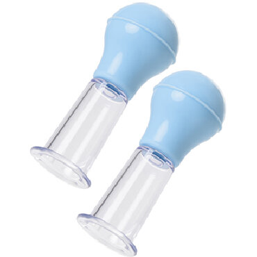 ToyFa Nipple Pump Set Size M, голубой Набор для стимуляции сосков размер М