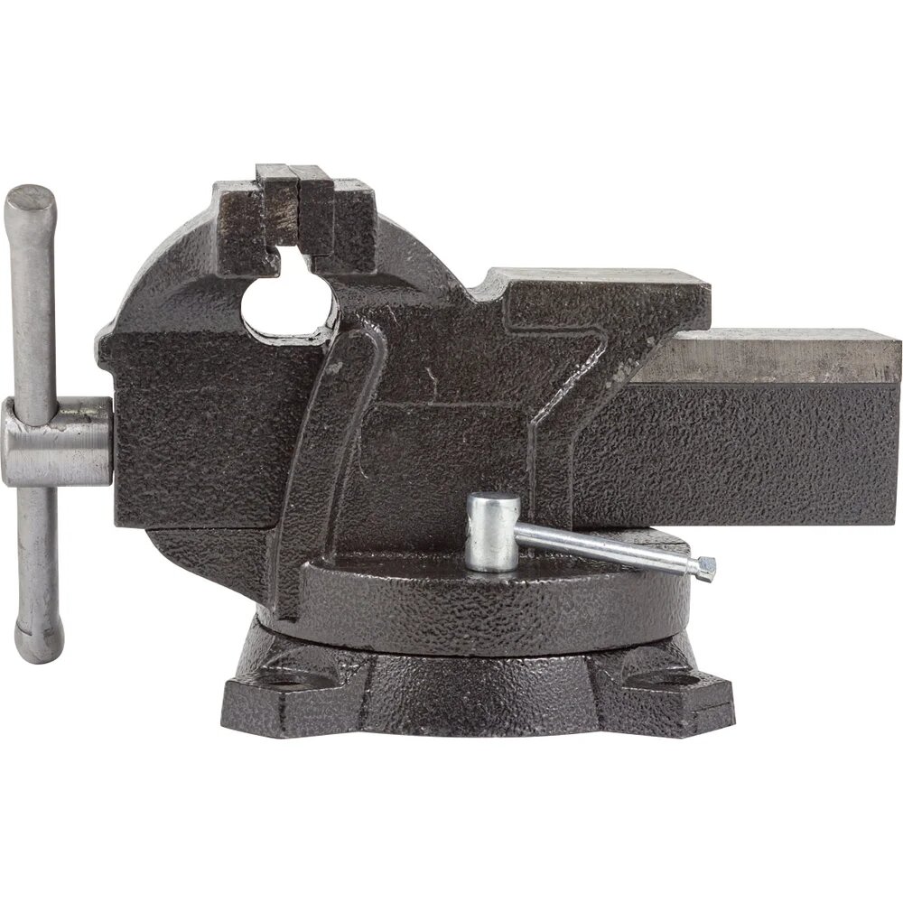 Тиски Forsage стальные поворотные с наковальней 3"-80мм 47861 F-6540303, стальной, с поворотной конструкцией
