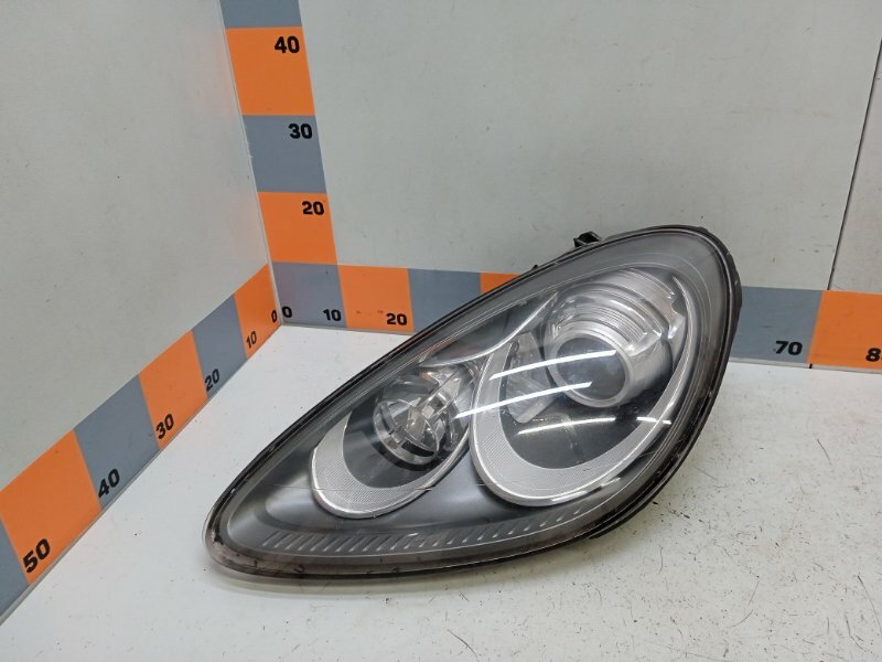 Б/У дефект на фото, до 2014 года, ксенон с блоком, Порше Кайен Фара левая Porsche Cayenne 2010 958 215136 PORSCHE арт. 7P59...