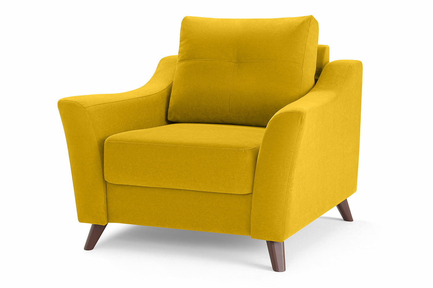 Кресло для отдыха SCANDICA Амели, 102х86х95 см, обивка велюр, цвет горчичный