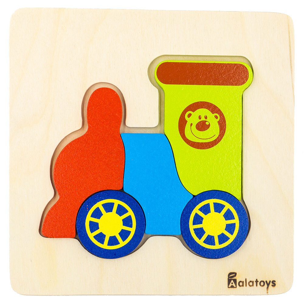 Пазлы Паровозик, основание, 5 деталей, арт. ПЗЛ1811