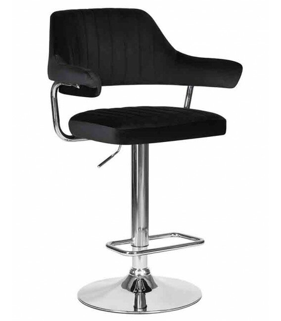 Стул барный DOBRIN CHARLY LM-5019 велюр черный