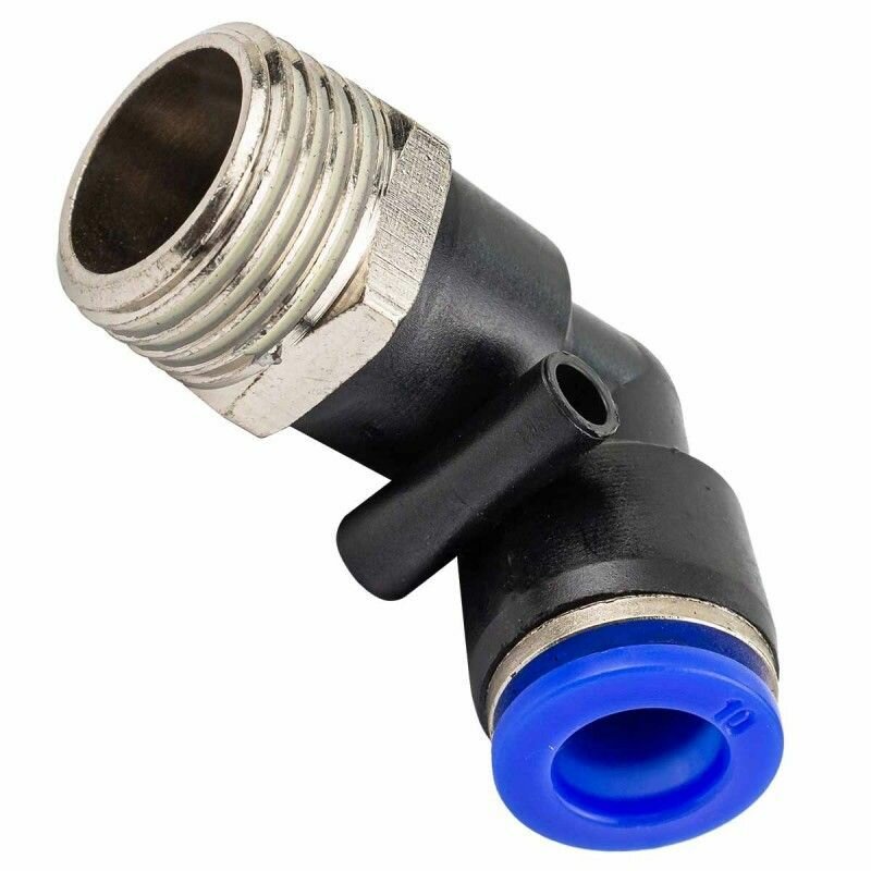 Фитинг угловой для пластиковых трубок 10 мм с наружной резьбой 1/2" Forsage