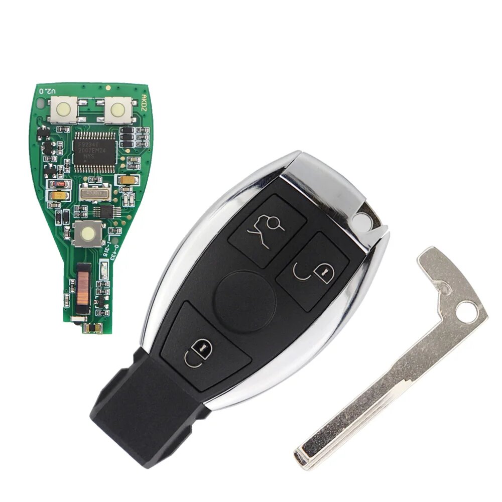 Ключ для Mercedes Benz 3 кнопки 315Mhz