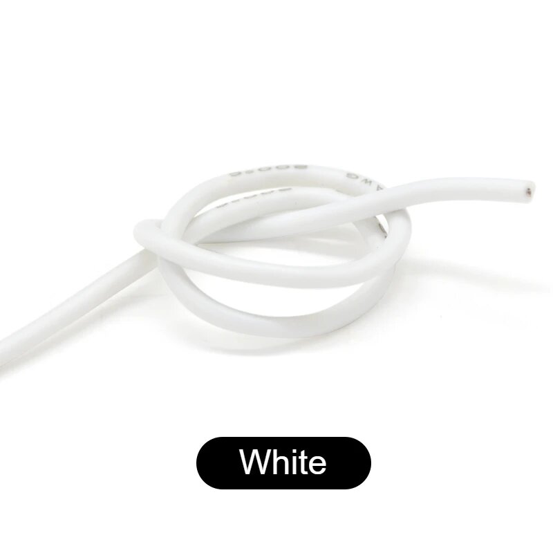 Силиконовый провод 20AWG белый, 2 метра