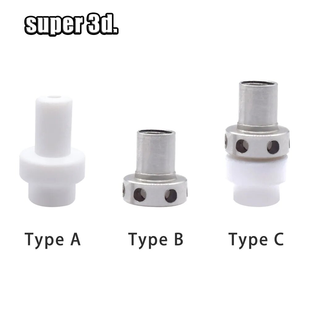 1/5 шт Ultimaker 2 UM2 Горячий Конец переходник изолятора PTFE внутренний рукав для 1,75 мм или 3 мм нити