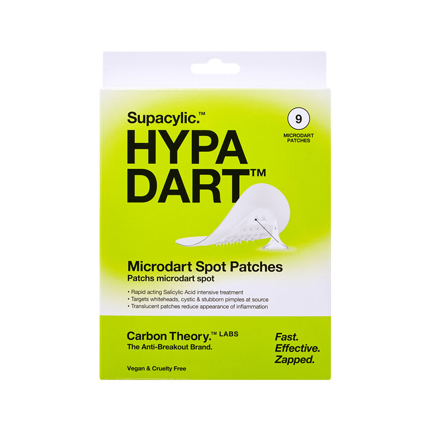 Набор точечных пластырей для лица CARBON THEORY SUPACYLIC с технологией Microdart 9 шт