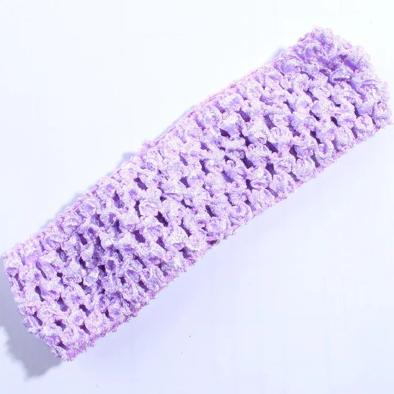 Вязаная резинка для волос фиолетовая, Lavender, 10 шт.
