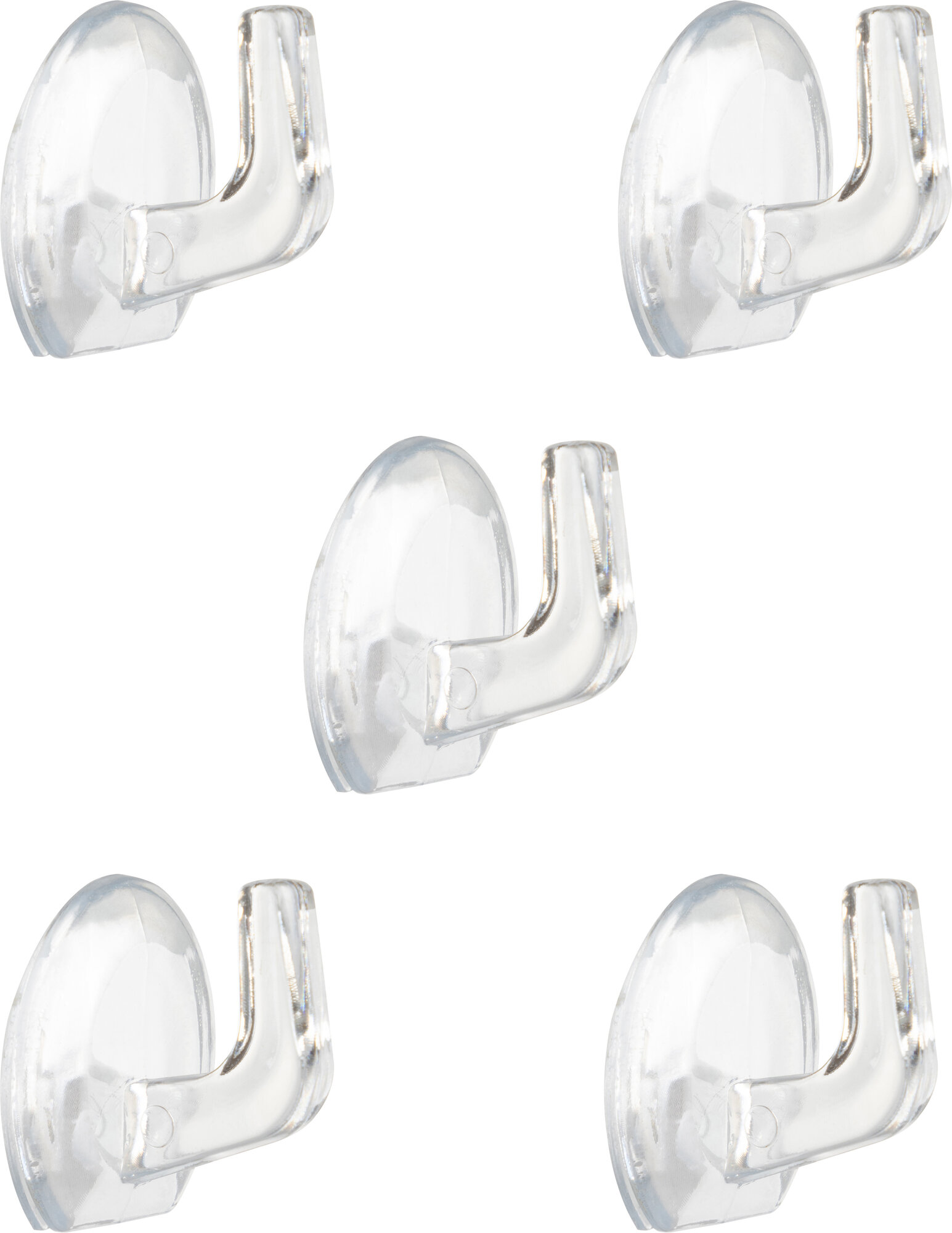 Крючки самоклеящиеся для ванной "Рыжий Кот", 5 шт, 2.5 х 2.2 см