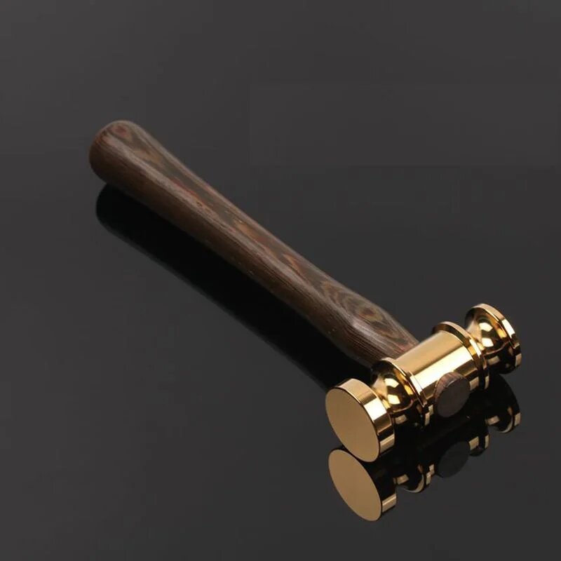 18K Золотые молоток ручной работы деревянные аукционный молоток для юрист судья ручной молоток суда