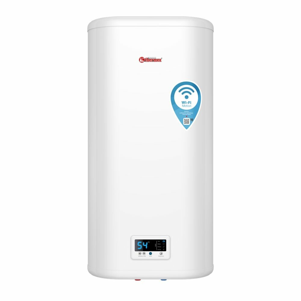 Водонагреватель накопительный 80 л Thermex IF 80 V (PRO) Wi-Fi, белый