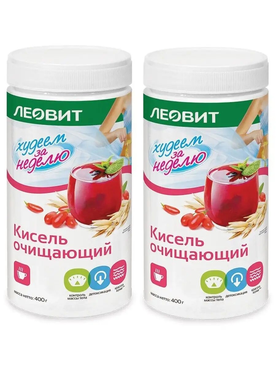 Диетический кисель Очищающий Леовит худеем за неделю