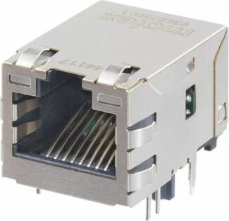 Разъем MOLEX 936273608 Гнездо RJ45 MXMag PIN: 8 экранированный, с LED позолота 1шт