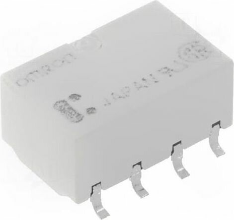 Реле OMRON G6K-2F-Y DC24 электромагнитное DPDT Uобмотки 24ВDC 0,3A/125ВAC 100мВт 1 шт