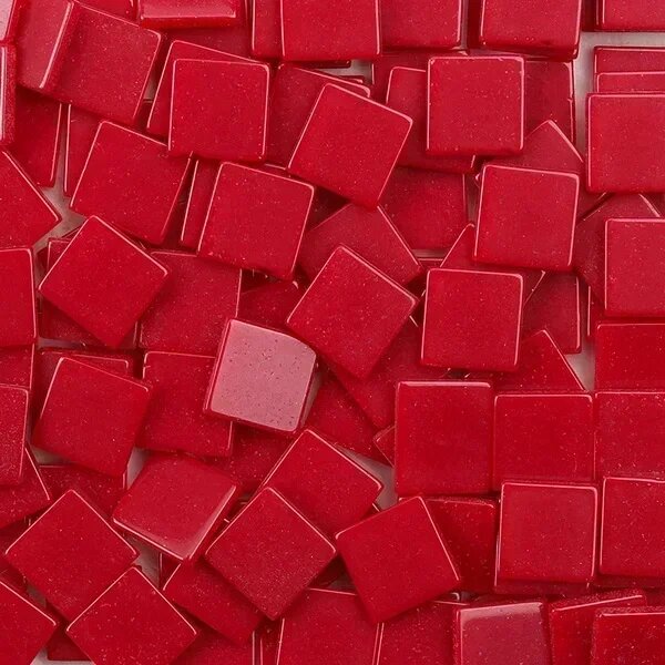 Цветные мозаичные плитки из смолы для рукоделия 80 шт. Красный, Red