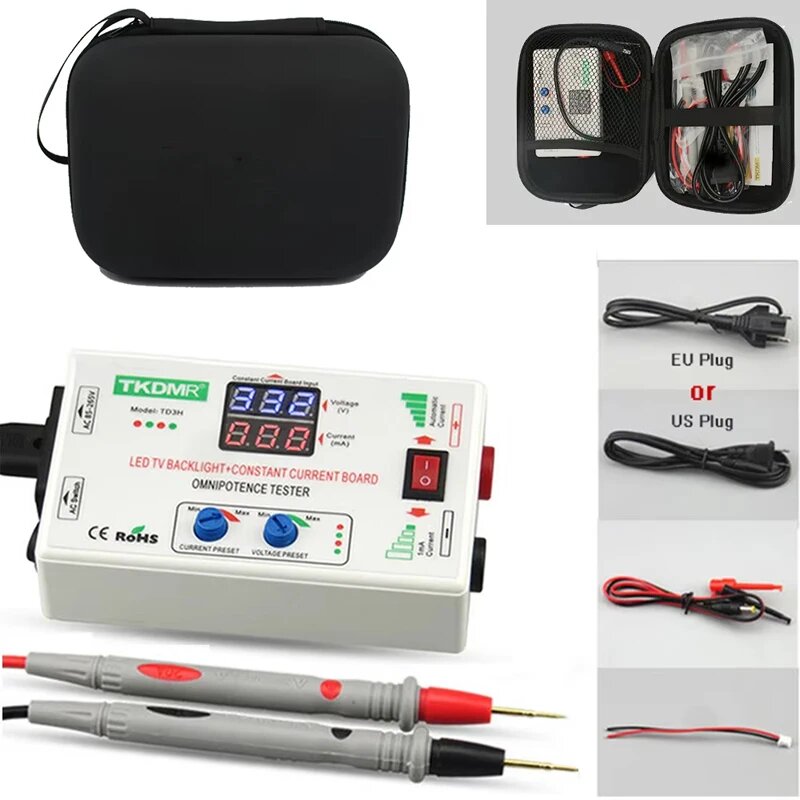 TKDMR TD3H Тестер подсветки LED Европейская вилка (EU Plug), TD3H-X