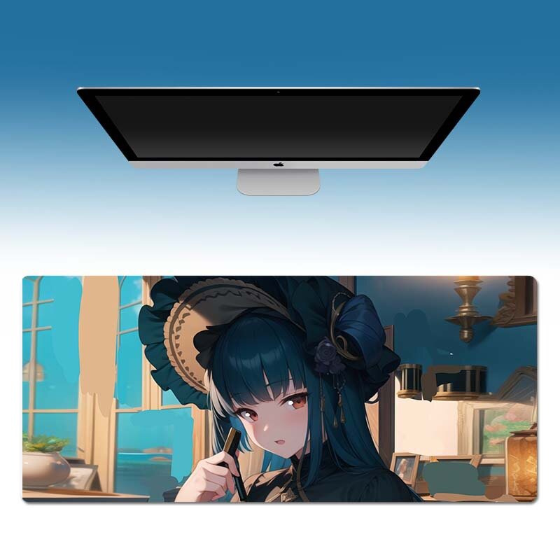 Коврик для мыши Liangcaida "Cute Anime Girl", натуральный каучук, нескользящий, 1000х500х2 мм