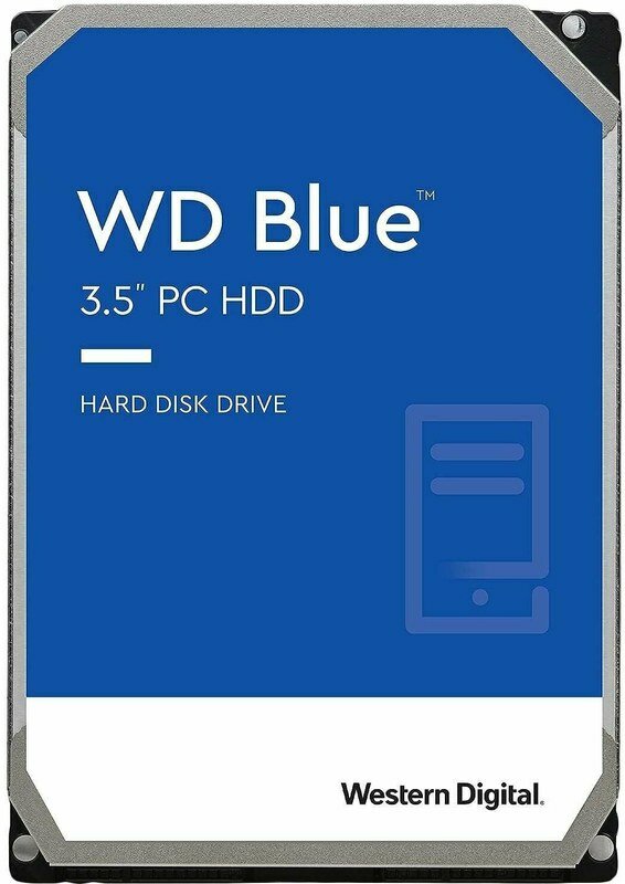 Жесткий диск SATA3 2Tb 5400rpm 64Mb Western Digital WD20EarZ Desktop Blue