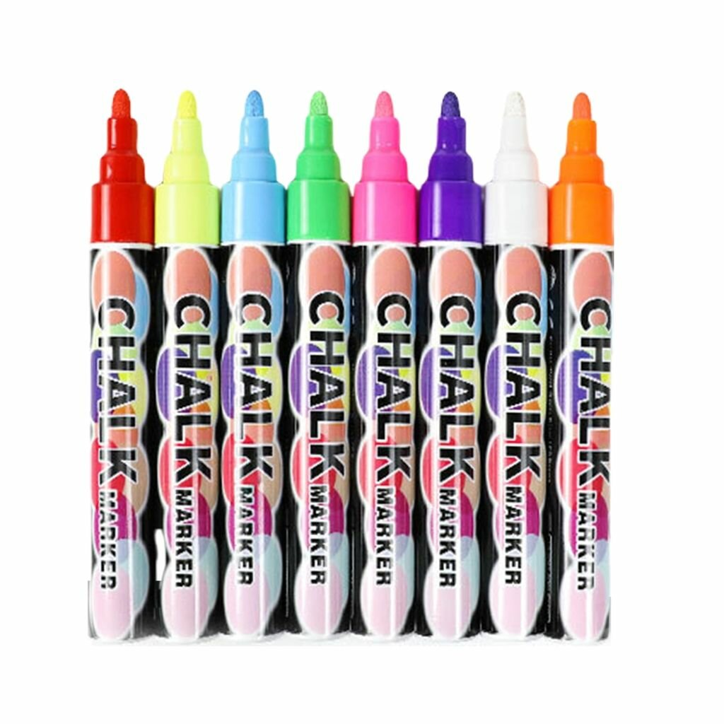 8 мм жидкий мел-8 цветов