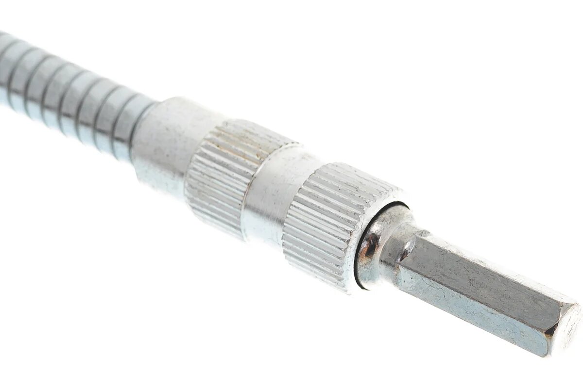 Адаптер гибкий магнитный для бит (300 мм; хромированная оплетка) Biber 84132 тов-166814