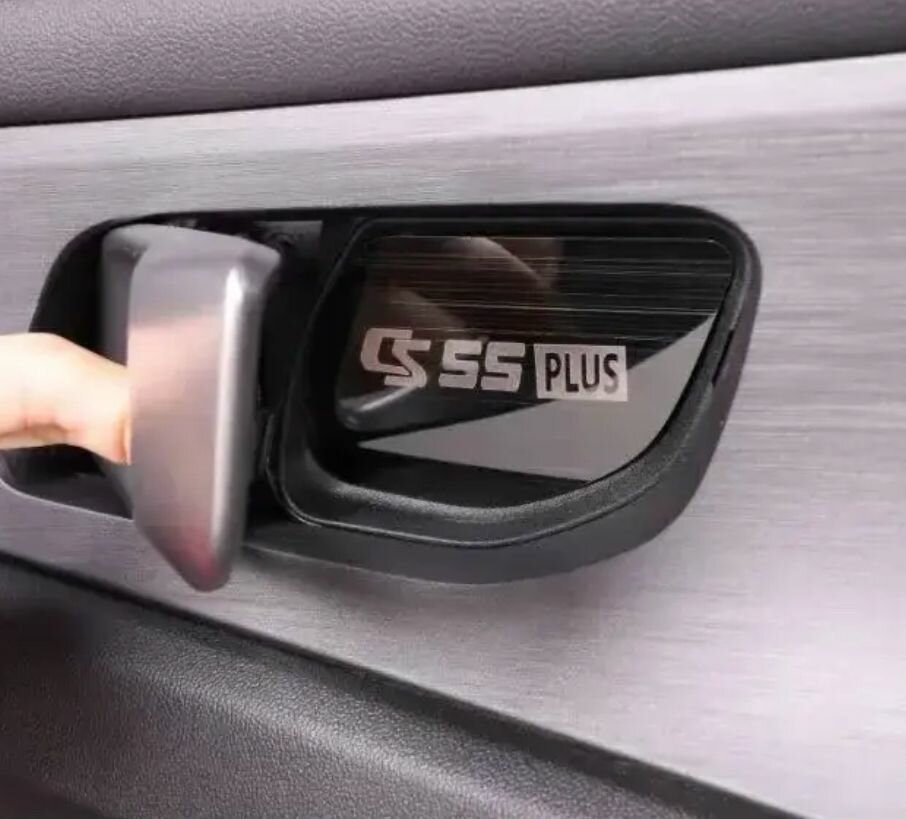 Накладки под ручки открывания дверей Changan CS 55 Plus / Чанган ЦС 55 Плюс 2024-2025 г. в black