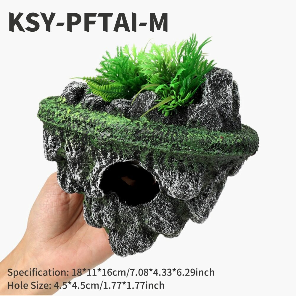 Аквариумный флоатинг остров, пеновый, два размера (большой, малый), декоративный аксессуар