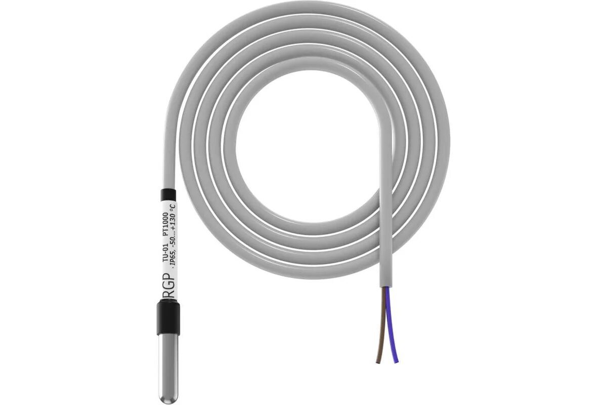 Накладной датчик температуры RGP TU‑01 PT1000 30 мм IP65/68 AISI 304 –50…+130 °C