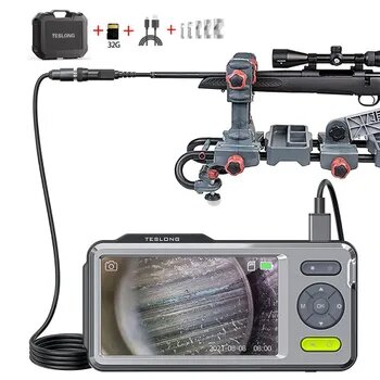 NTG500 Винтовочный эндоскоп с экраном 5 дюймов/5 мм/120 см Бороскоп с гибкой трубкой