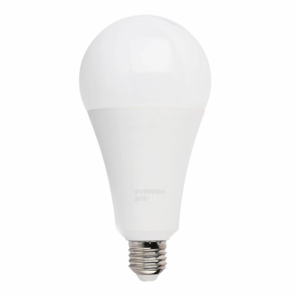 Светодиодная лампа 30 Вт E27/А теплый свет