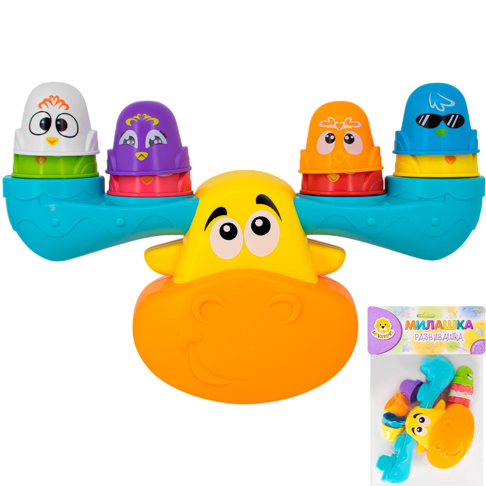 Развивающая игрушка Levatoys MK8424A Балансир Лосенок