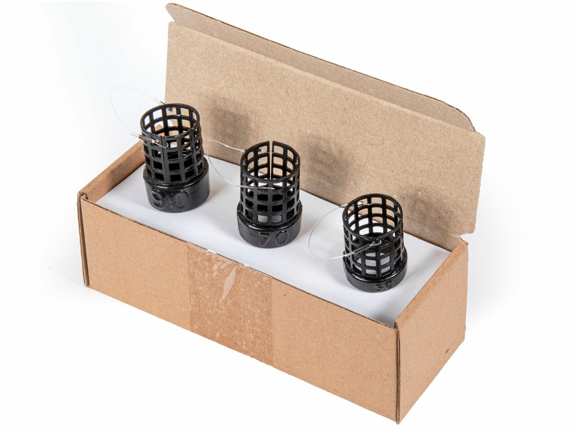 Кормушка рыболовная фидерная для летней рыбалки, снасти для мужчин подарок рыбаку, для ловли рыбы карпа, карася на удочки или спининг донка, 90г