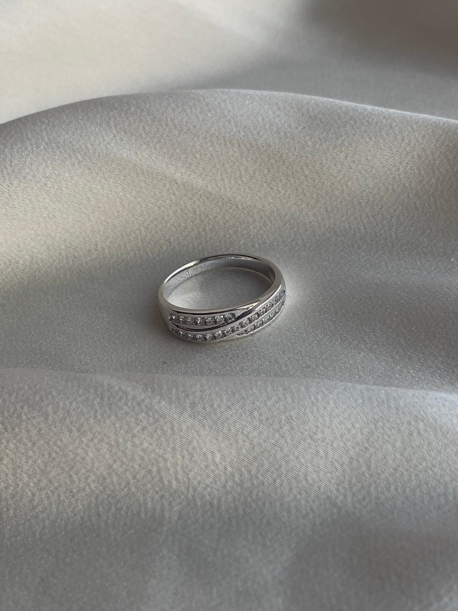 Кольцо переплетенное