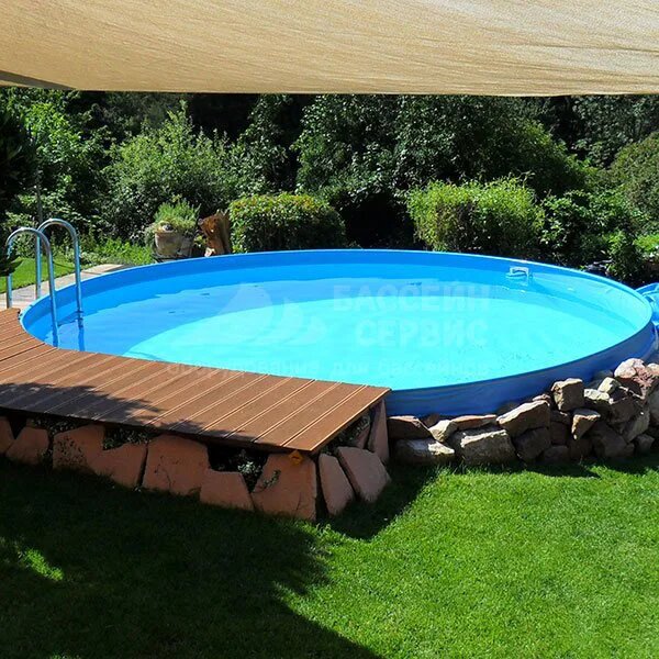 Сборный бассейн Summer Fun Exklusiv круглый 350 x 120 см, EB (в комплекте), цена - за 1 шт