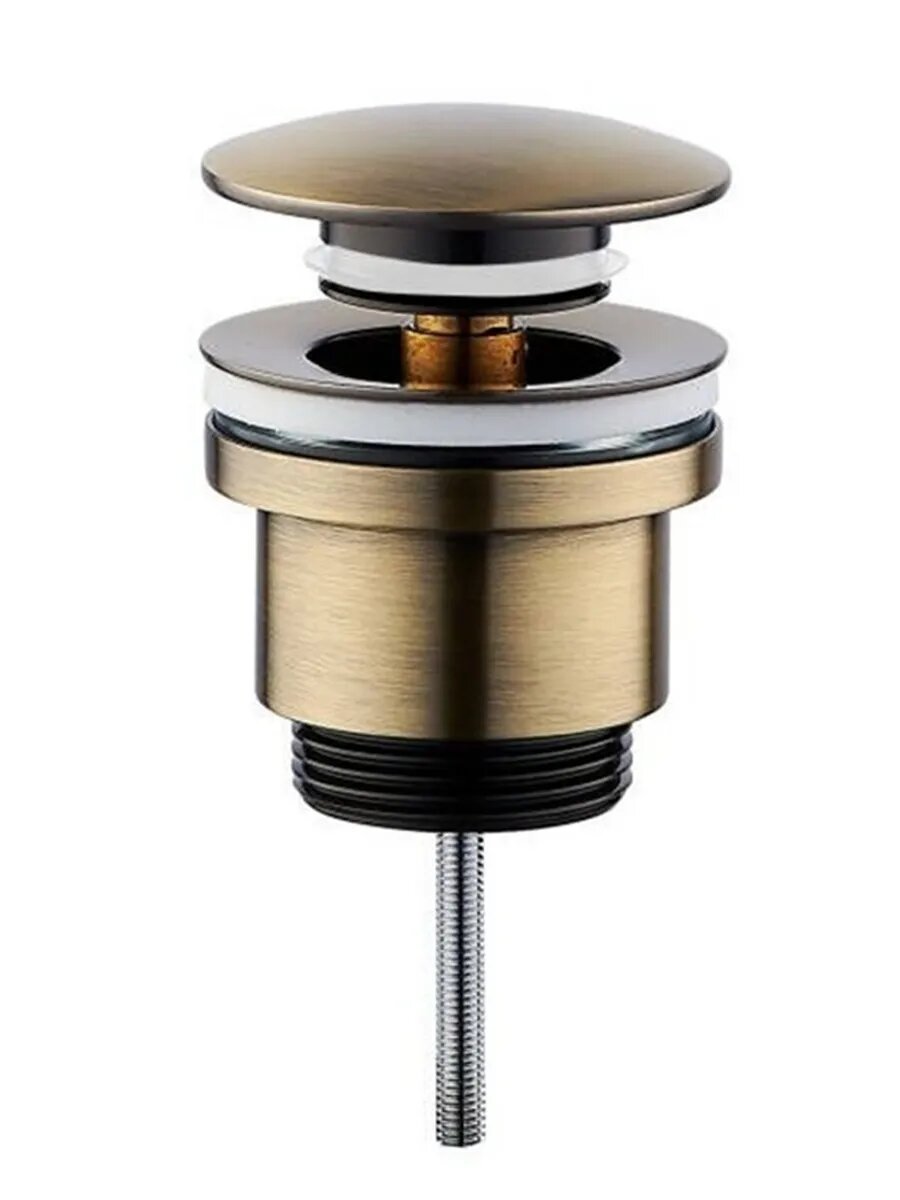 Донный клапан Raglo R600.01.04, латунь, бронза, автоматический, система клик-клак