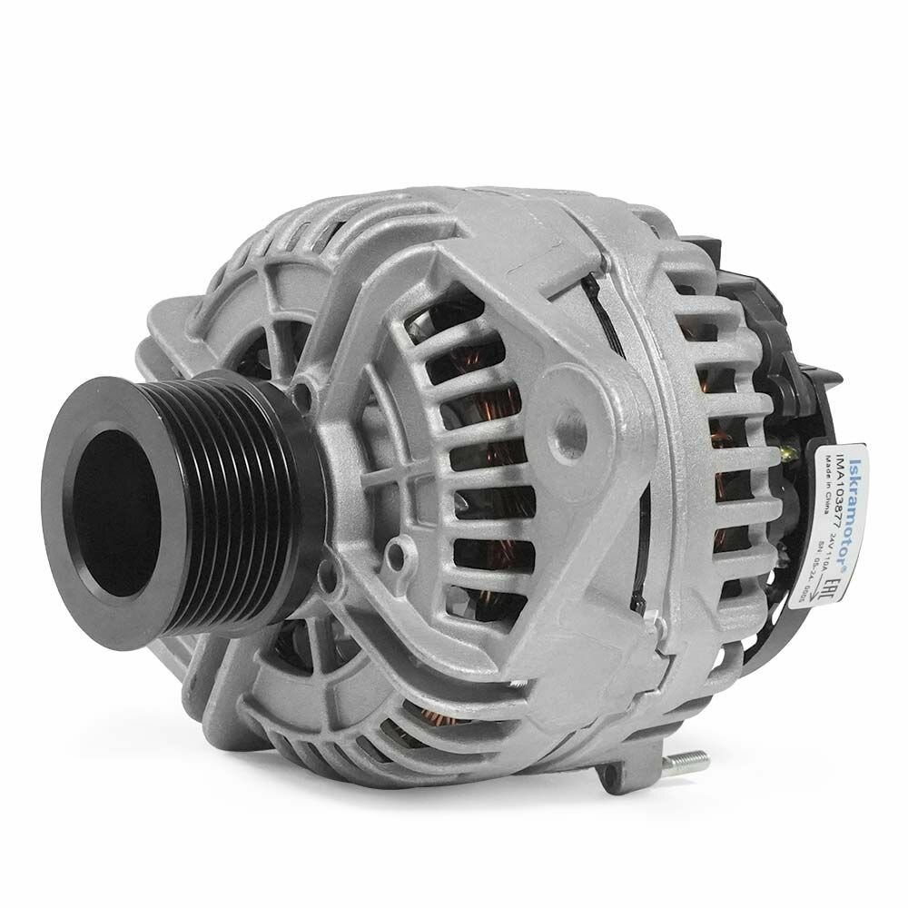 Генератор Iskramotor IMA103877 для RENAULT, VOLVO, аналоги 0124655008, 5001868213, 5010589551, 5010589555