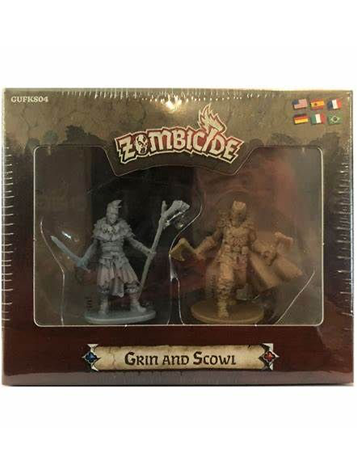 Набор миниатюр Zombicide: Black Plague - Grin & Scowl (Kickstarter Special) на английском языке