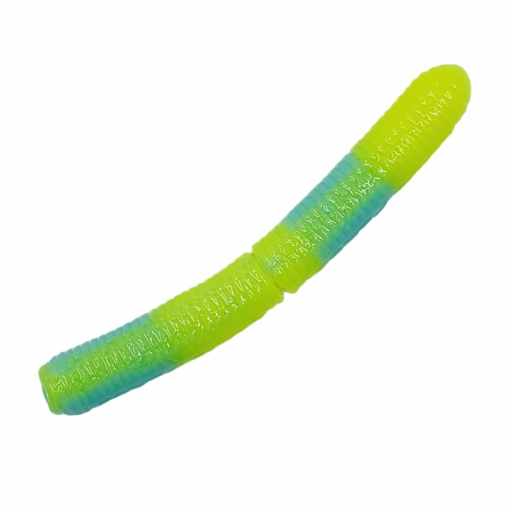 Силиконовые приманки Cool Place Buk, голубой/шартрез, сыр / Форелевые приманки Кул Плэйс