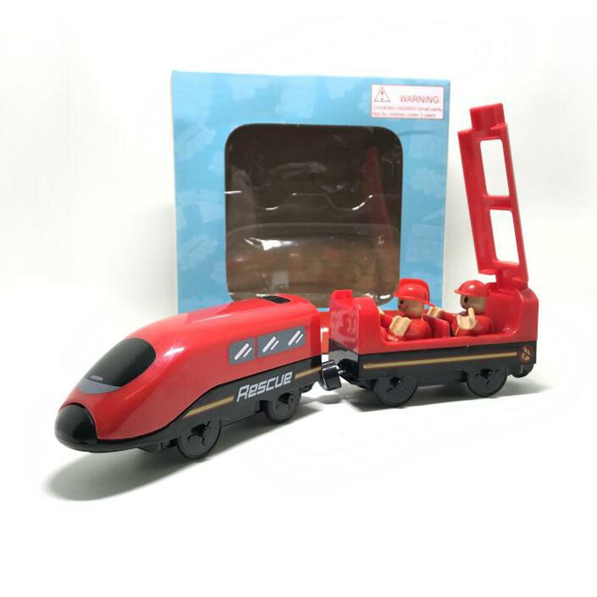 Новый игрушечный трек Четырехцветный электрический поезд Детский игрушечный трек с коробкой Электрический магнитный поез