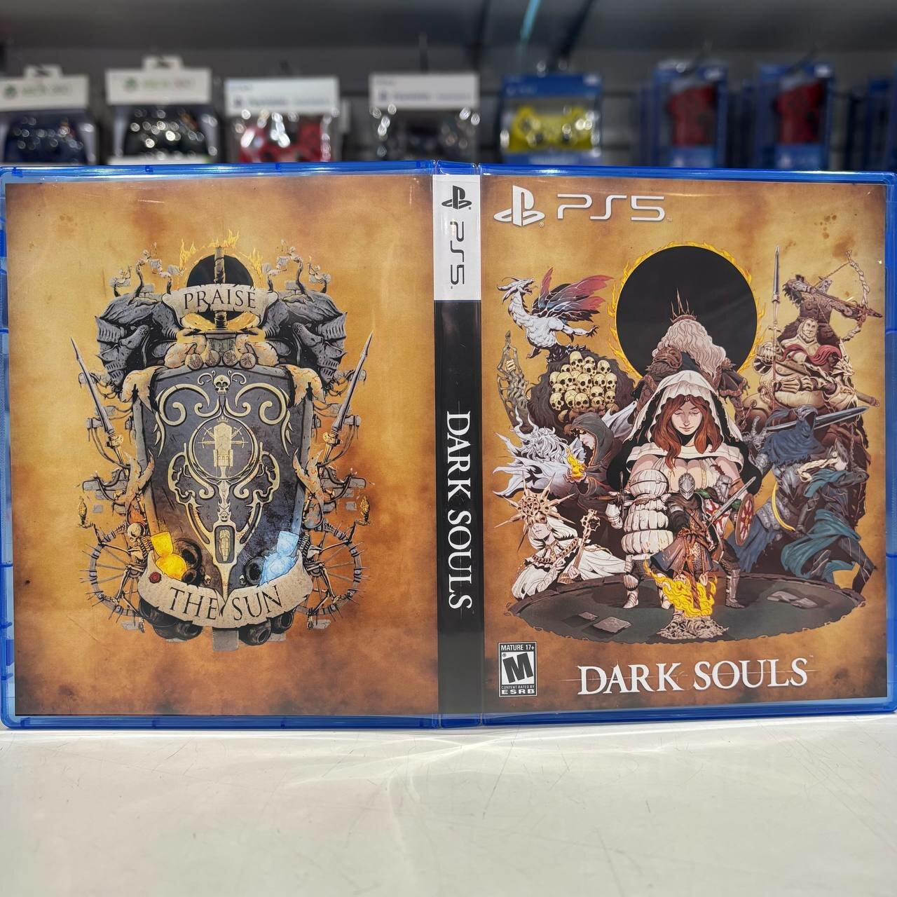 Игра "Dark Souls" PS5 - Кастомная обложка для диска №7